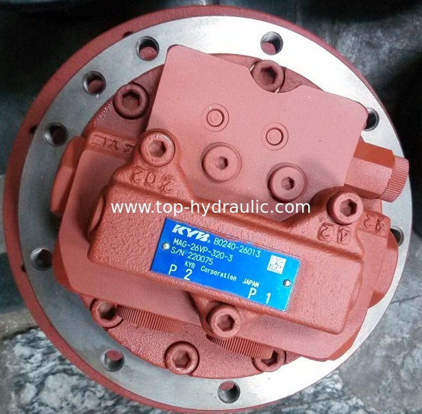 KYB excavator final drive,KYB hydrualic travel motor,KAYABA MAG-26VP-400E